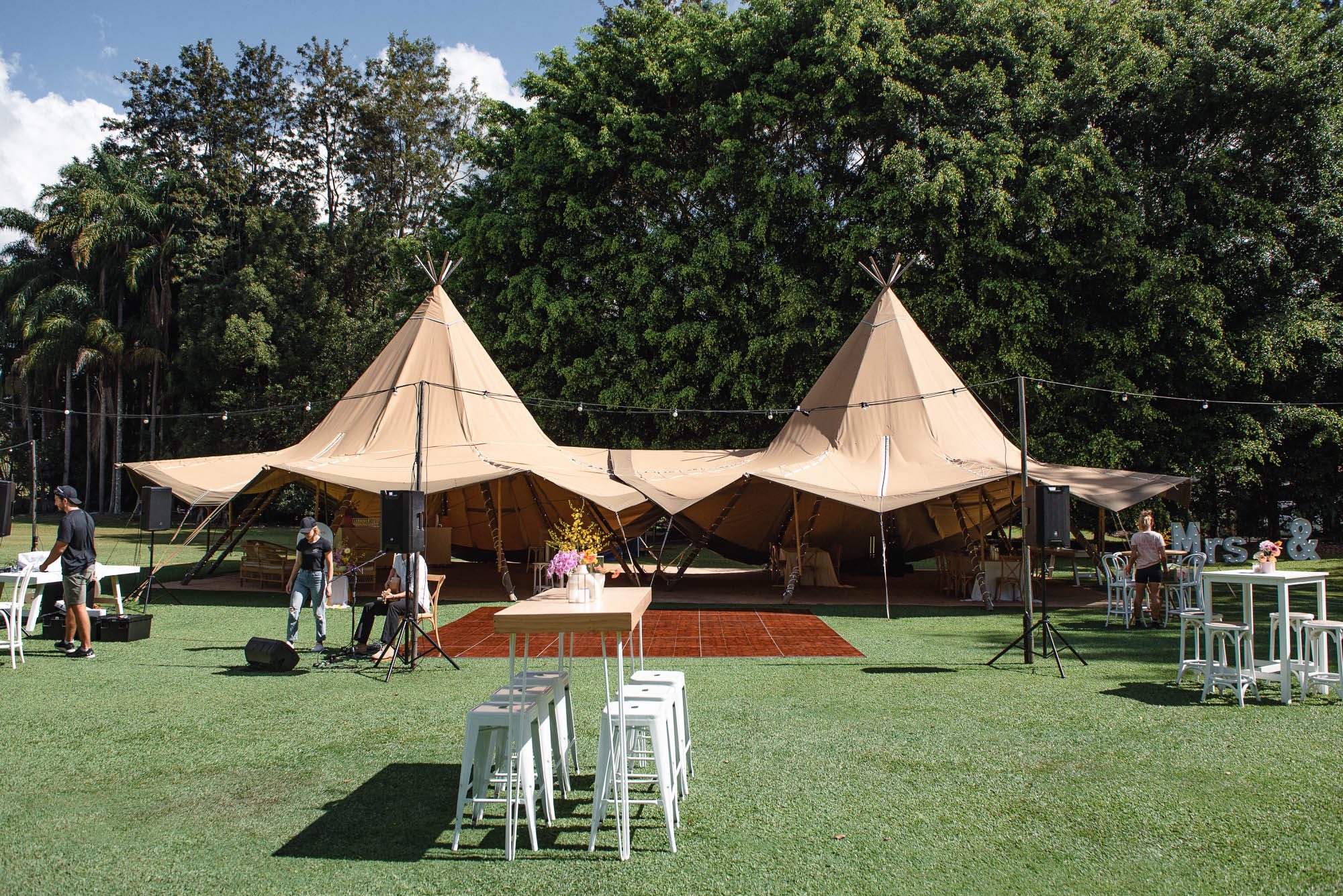 Venue Hire Tipi Packages - Gold Coast Tipi Hire