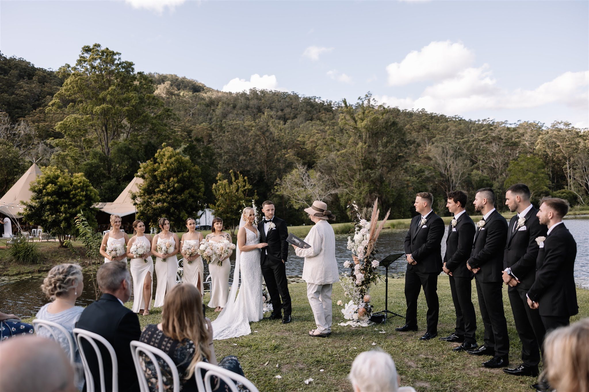 Alexander & Francesca - GC Farm House - Gold Coast Tipi Hire